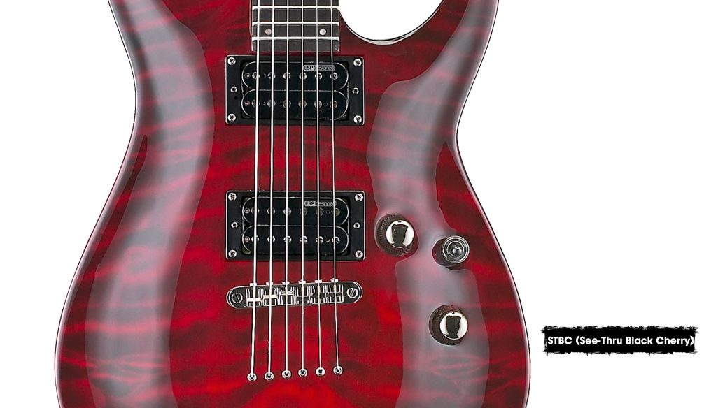 LMH100QMNT - Guitarra ESP LTD MH-100 - HABRO Music