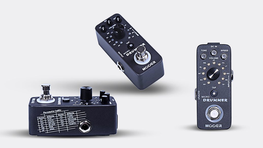 Micro Pedal Drum Machine Micro Drummer - MDM1 - HABRO Music